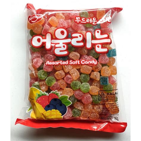 Naraya Jelly Soft Candy Assorted 1 Kg Shopee Philippines