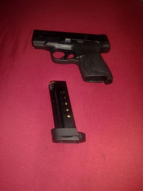Promag Steel Handgun Magazine Sandw Mandp Shield 40 Sandw Blued 8rd