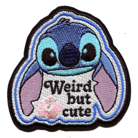 Lilo And Stitch Patch Weird But Cute Embroidered Iron On Patch Collection