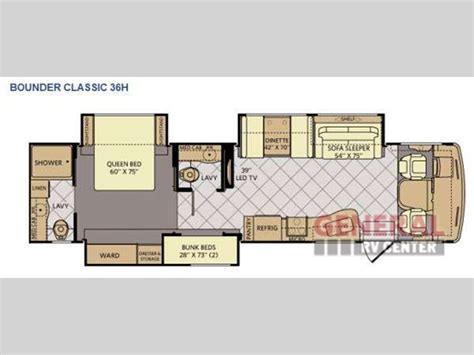 New 2015 Fleetwood Rv Bounder Classic 36h Motor Home Class A