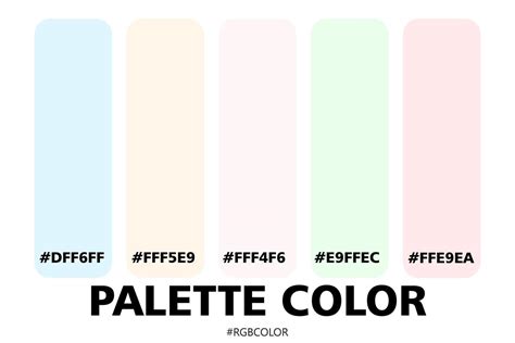 Una Colección De Paletas De Colores Precisos Con Códigos Perfecta Para
