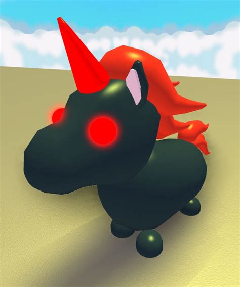 Roblox Adopte Me Evil Unicorn Çizim Oyun Yüzler