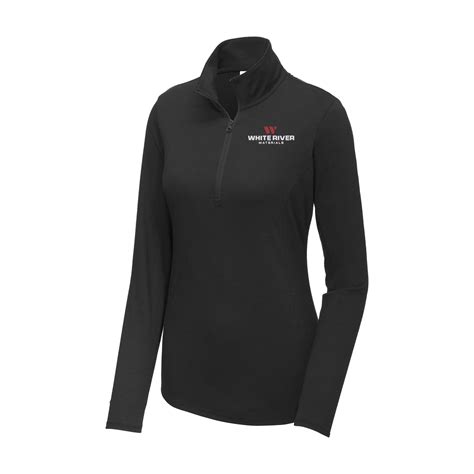 Sport Tek Ladies Posicharge Tri Blend Wicking 14 Zip Pullover Wrm