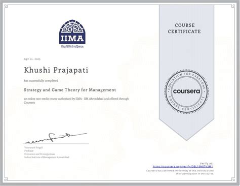 Iima Strategy Gametheory Management Khushi Prajapati 15 Comments