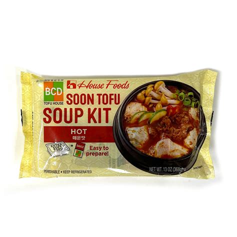 Bcd Soon Tofu Soup Kit Hot 북창동 순두부 키트 매운맛 13oz