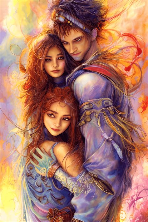 Native American Couple Art