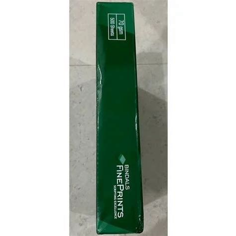 Green Bindal A4 Paper Gsm 70 Gsm At Rs 210 Packet In Gurugram Id 2850892110848