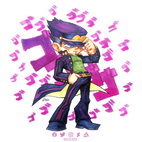 Chibi Jotaro By Mabiwabi On Deviantart