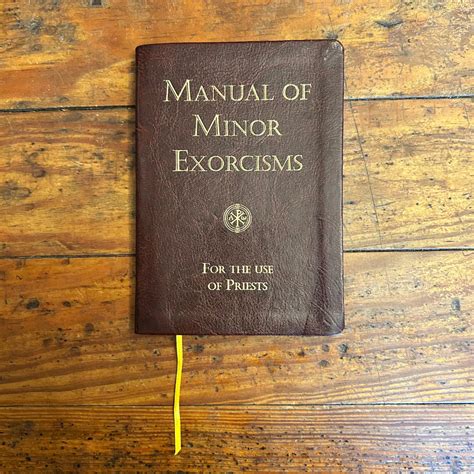Manual Of Minor Exorcisms For The Use Of Priests Hail Records And