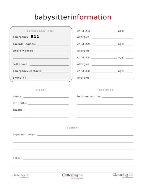 Printables From Clutterbug Cleaning Decluttering Organizing