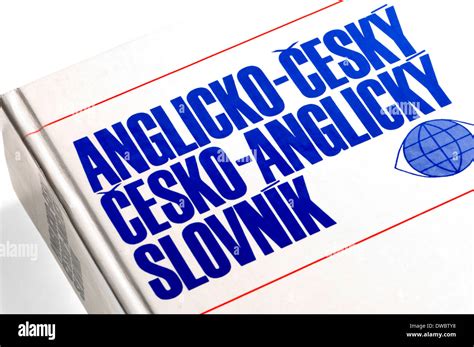 English- Czech language dictionary Stock Photo - Alamy