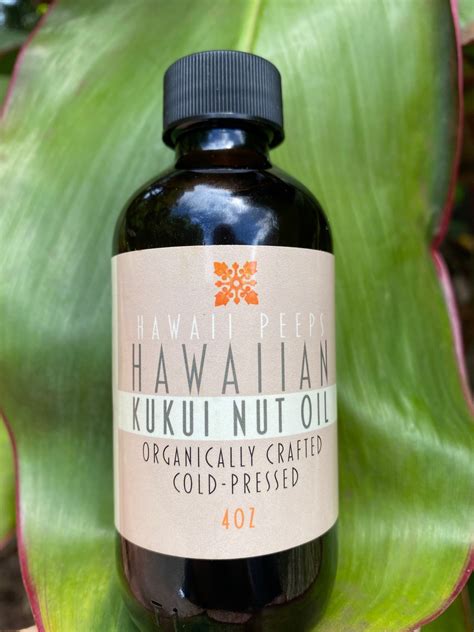 Kukui Nut Oil Hawaii Peeps Skincare