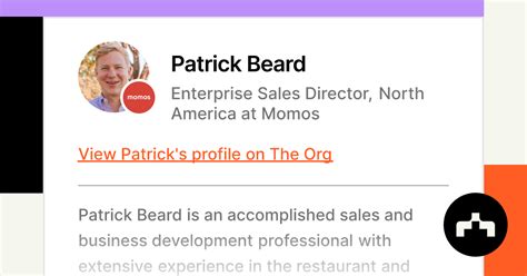 Patrick Beard Enterprise Sales Director North America At Momos The Org