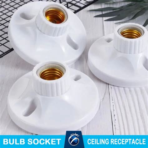 Powerlongph Ceiling Receptacle Light Bulb Socket Standard Sizes For
