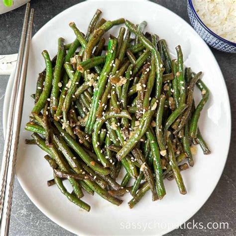 Chinese Long Beans Recipe Stir Fried With Garlic Foodtalk