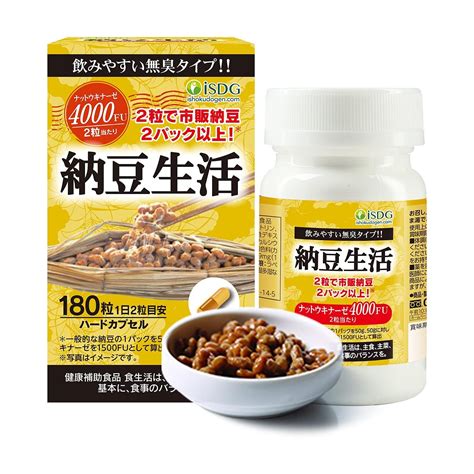 [japanese Sports Supplements] Isdg Natto Life Natto Kinase Activity
