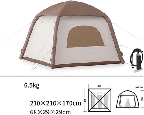 Order Tobys Inflatable 02 Camping Tent With Pump 2 4 Persons Now