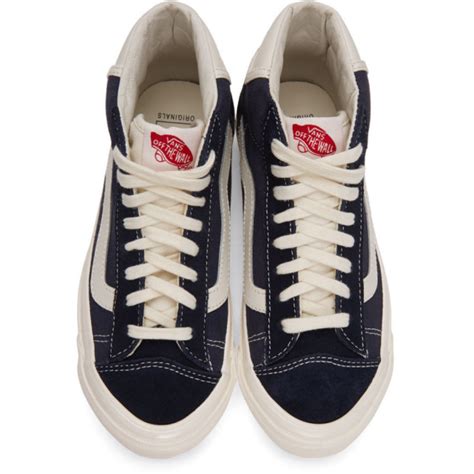 Vans Navy Og Mid Skool Lx Sneakers Vans