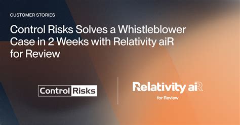 Control Risks Apac Relativity Air For Review Customers