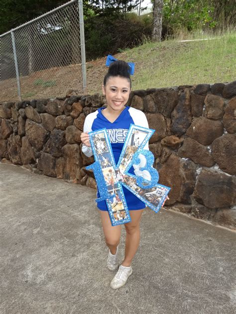 Senior Cheerleader Poster Ideas
