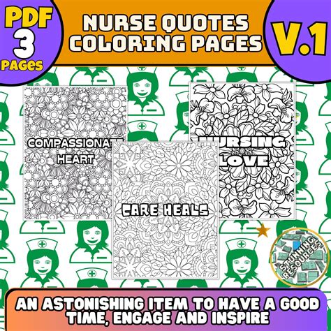 Nurse Quotes Coloring Pages V1 Made By Teachers