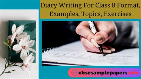 Diary Writing For Class 8 Format Examples Topics Exercises Cbse