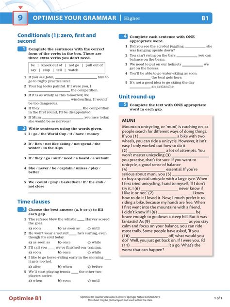 Opt B1 U09 Grammar Higher Pdf