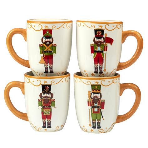Certified International Holiday Magic Nutcracker Set Of 4 Mug And Reviews