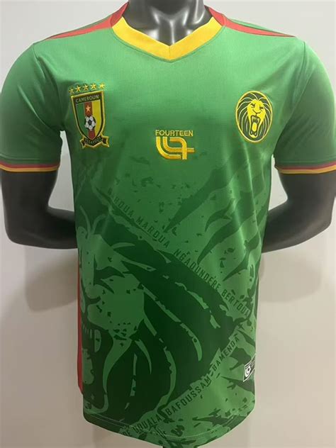 Us 1450 2526 Cameroon Home Fans Soccer Jersey