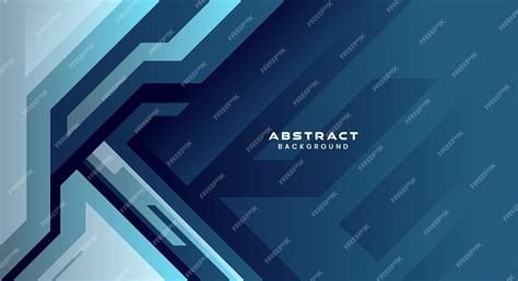 Premium Vector Modern Blue Tech Background