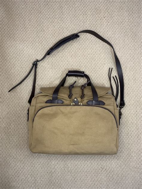 Vintage Filson Rugged Padded Twill Computer Messenger Bag Industrial Grailed