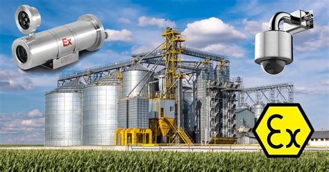Grain Storage And Processing Facilities Explosion Proof Camera