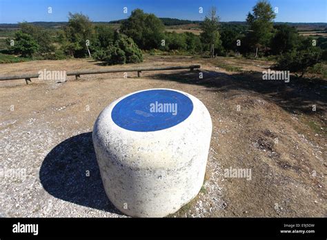 Abbotts Well Directional Compass Trig Point Hyde Village Hampshire