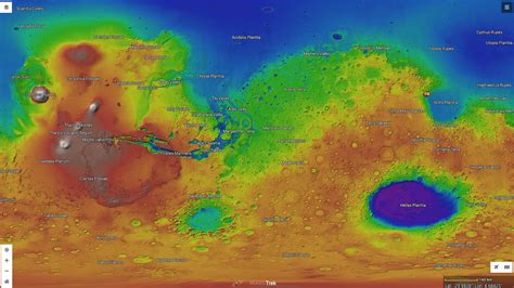 Mars Surface Map