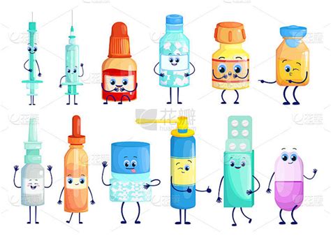 药品卡通人物集