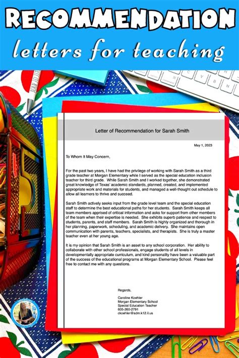 Teaching Recommendation Letter Caroline Koehler At Celavora Education