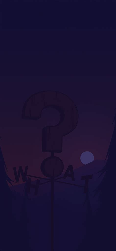 Gravity Falls Question Mark Sunset Wallpapers Cartoon Wallpaper