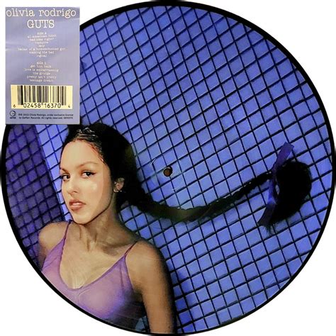 Olivia Rodrigo Guts Vinyl Picture Disc Lp With Alternative Artwork Rubber Duckee
