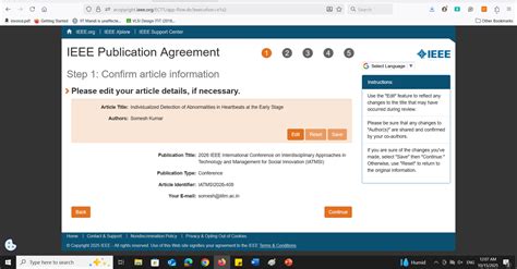 Instructions For Ieee E Copyright Submission Ieee International Conference On