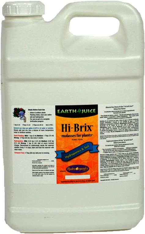 Earth Juice Hi Brix Molasses For Plants 25 Gallon