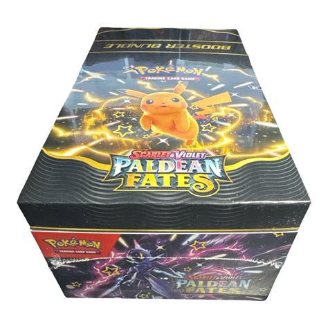 Paldean Fates Booster Bundle Display Pokémon Tcg Sealed 60 Packs