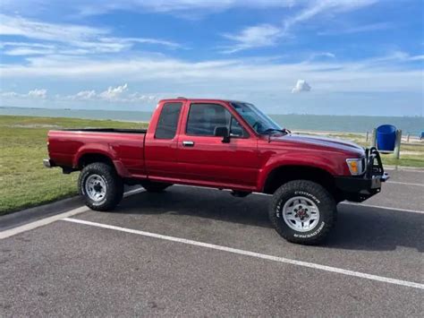 1994 Toyota Pickup Pickup Red 4wd Manual 12 Ton Extra Long Wheelbase
