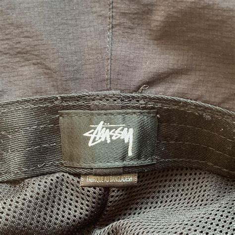Stüssy Mens Black Hat Depop