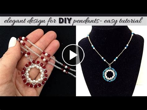 Spring Beaded Pendants How To Make Beaded Pendants Beading Tutorial