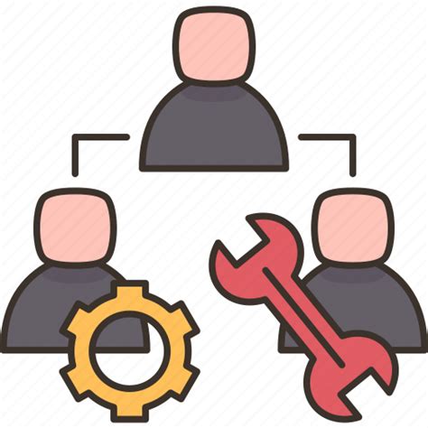 Organization Restructure Position Employee Promotion Icon