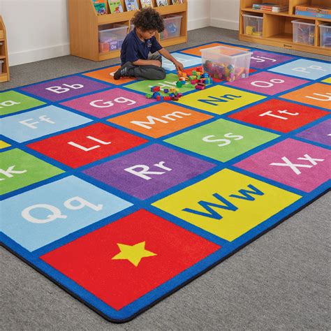 Large Alphabet Learning Rug