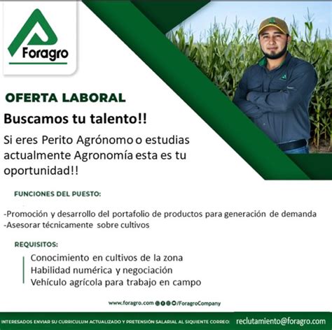 ¡buscamos Tu Talento 🇬🇹 Foragro Company