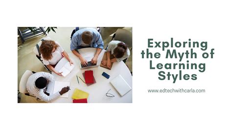 Exploring The Myth Of Learning Styles Carla Zipagan