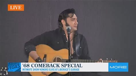 Live Performance From Elvis Tribute Artist Justin Shandor Justin