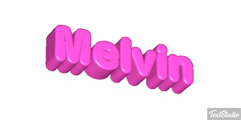 Melvin Name Animated  Logo Designs